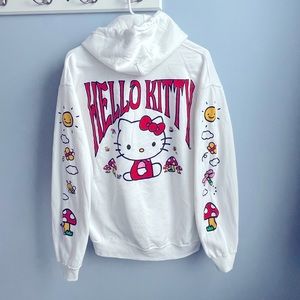 Hello Kitty | Tops | New Sanrio Hello Kitty Mushroom Insects White ...